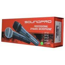 Microfone Soundpro SP58B C/ Cabo | Wanger Instrumentos Musicais